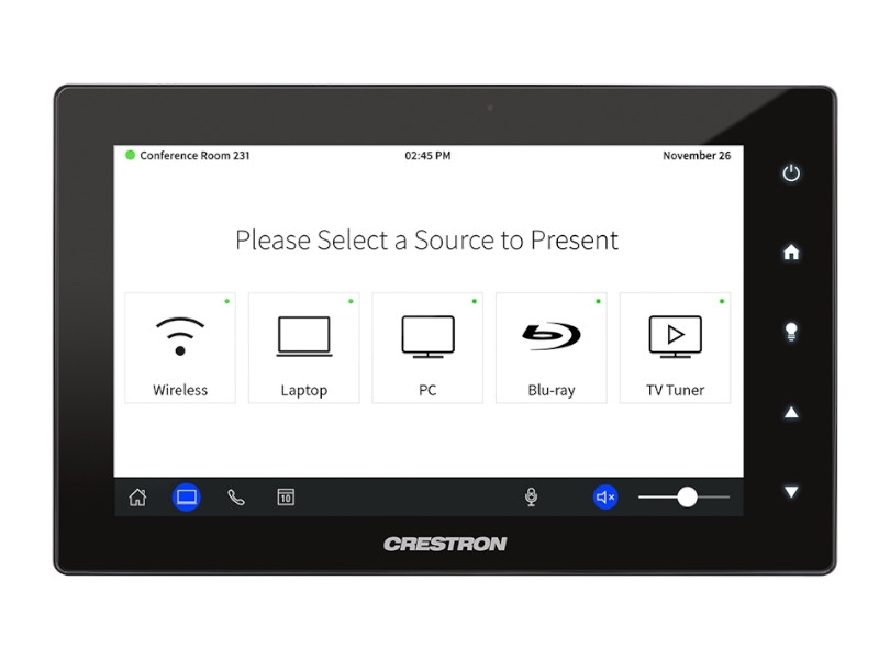 Crestron Touchpanel Bedieneinheit 7 Zoll ohne Kamera