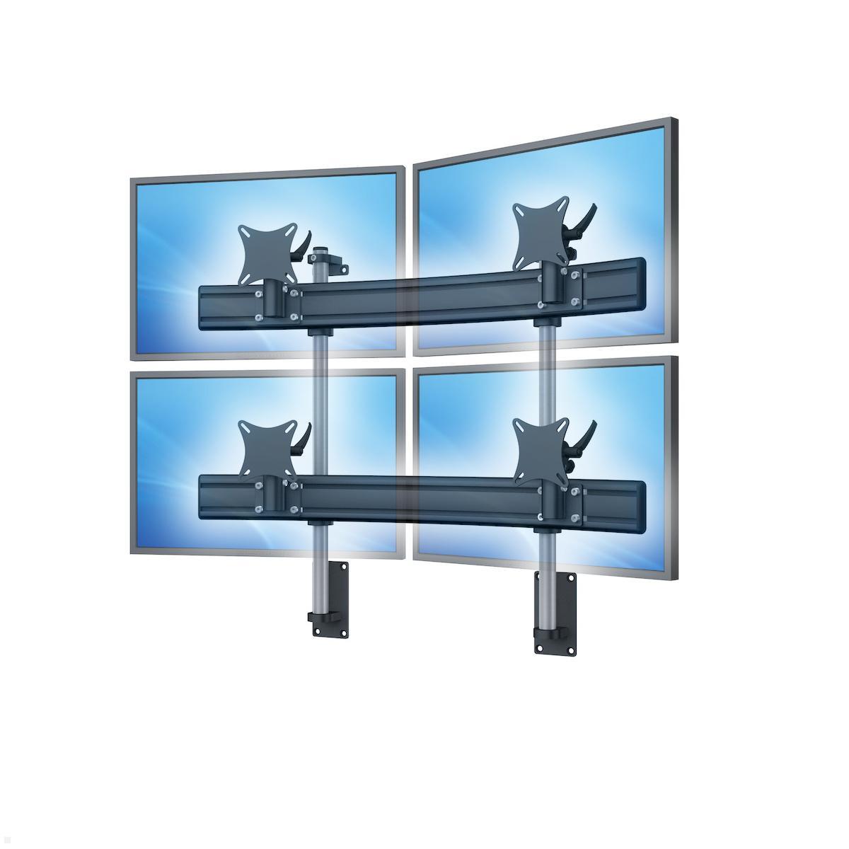 Monitor Wandhalterung Para 2+2 in Schwarz MWH224B