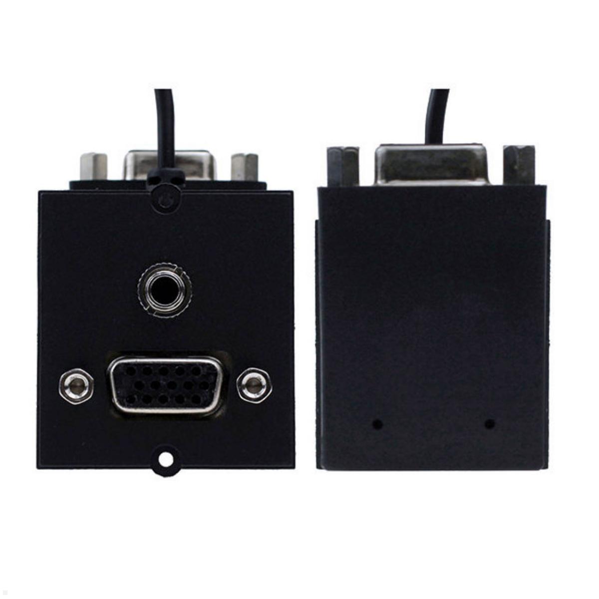 Keystone Modul VGA Anschluss, Audio, 917.058 Bachmann